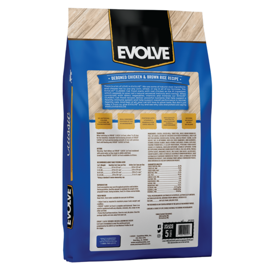 Sunshine Mills, Inc. - Evolve Classic Deboned Chicken and Brown Rice ...