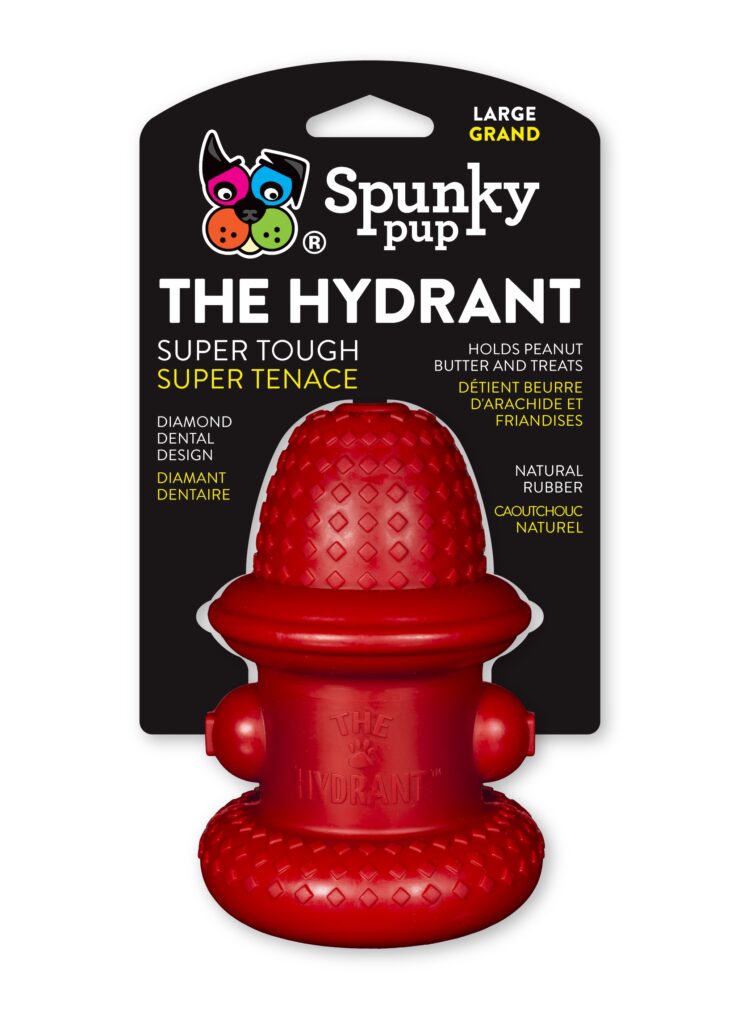 Spunky Pup Dog Toys - Natural Rubber Hydrant Large - Pet Insight